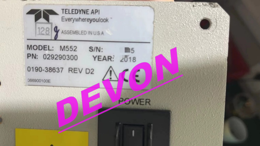 Teledyne Advanced Pollution M552 AMAT 0190-38637 REV D2 Ozonator ...