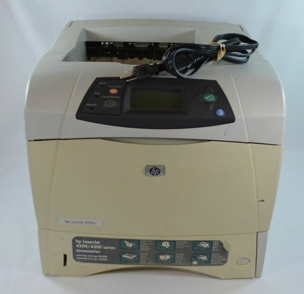 HP LaserJet 4200N Printer Series Ethernet PARRALEL 98k Pages for sale ...