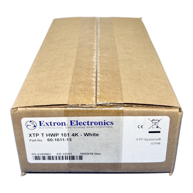 Extron XTP T HWP 101 4K HDMI Decorator-Style Wallplate Transmitter ...