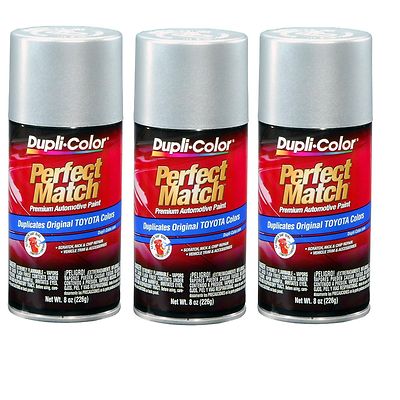 3 Cans-Duplicolor BTY1617 For Toyota Code 1F7 Classic Silver Spray ...