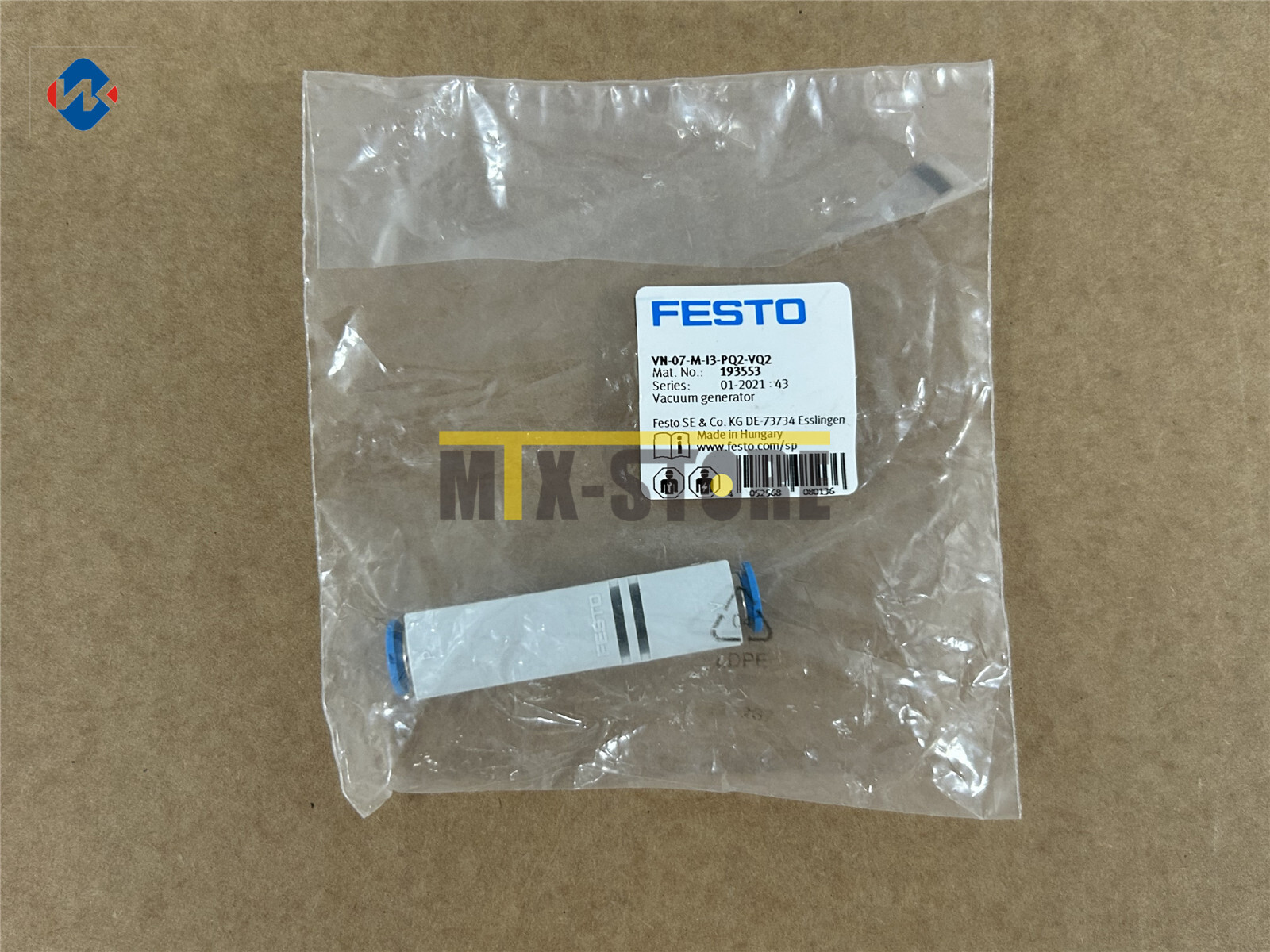 1PCS New FESTO VN-07-M-I3-PQ2-VQ2 193553 Vacuum generator | eBay