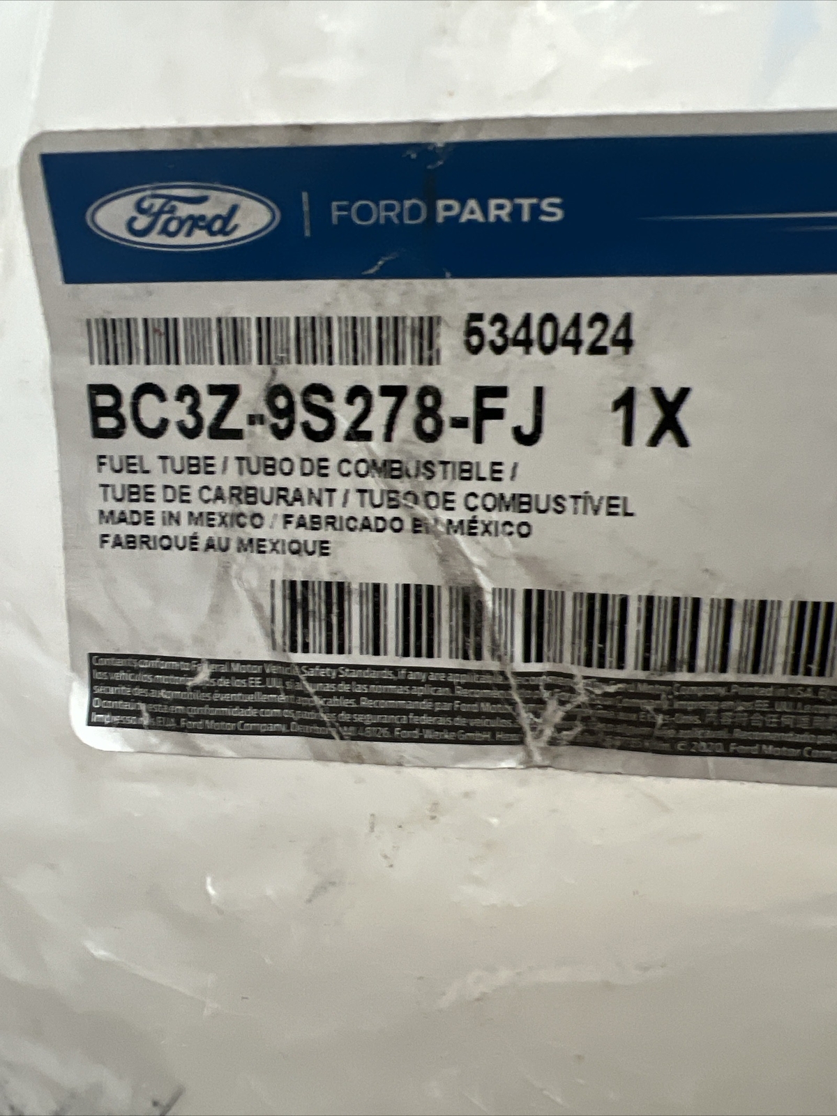 BC3Z9S278FJ Tube ASY - Fuel (ford) for sale online | eBay