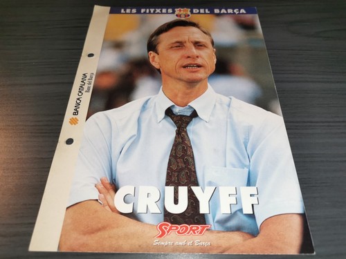 Johan Cruyff unsigned FC Barcelona autograph card | eBay