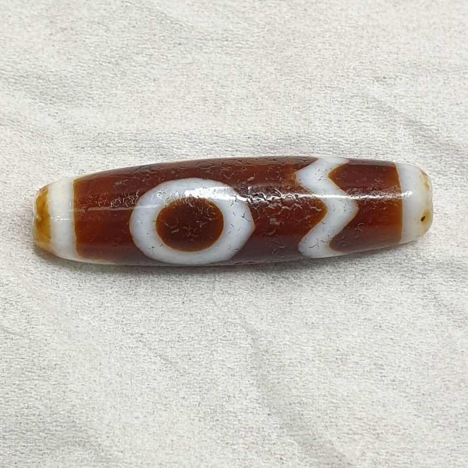 Tibetan himalayan sakor dzi agate stone dzi bead amulet | eBay