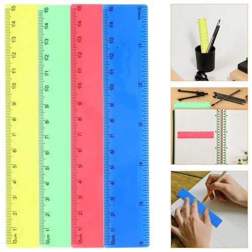 20 Pcs Color Ruler Children's Student School Supply Bulk Kindergarten ...
