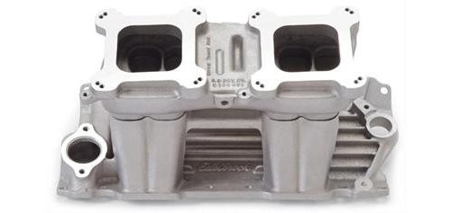 Edelbrock Street Tunnel Ram Intake Manifold 7110 SBC Fits Stock Heads ...