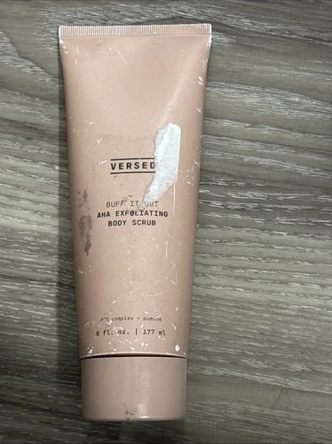 Versed Buff It Out AHA Exfoliating Body Scrub - Lactic Acid & Glycolic ...