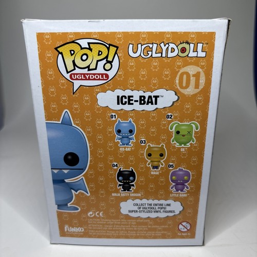 Funko Pop - Uglydoll - Ice-Bat (White) 2011 SDCC LE 480 #01 Vaulted | eBay
