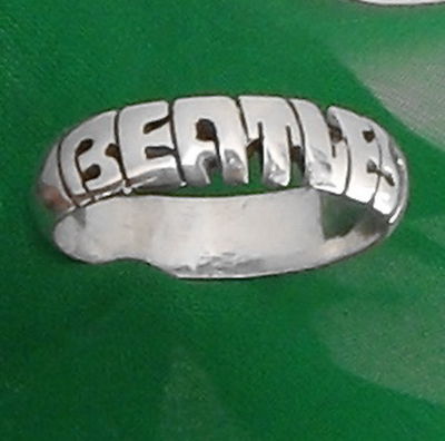 THE BEATLES,name STERLING SILVER Ring,ANY SIZE | eBay UK