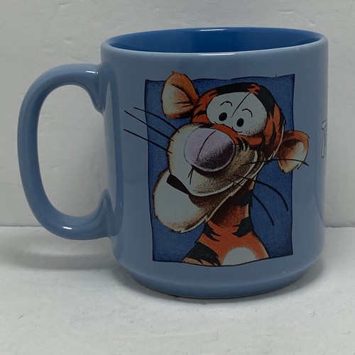 Disney TIGGER Coffee Mug Blue Winnie The Pooh Tigger Tea Cup Mug | eBay