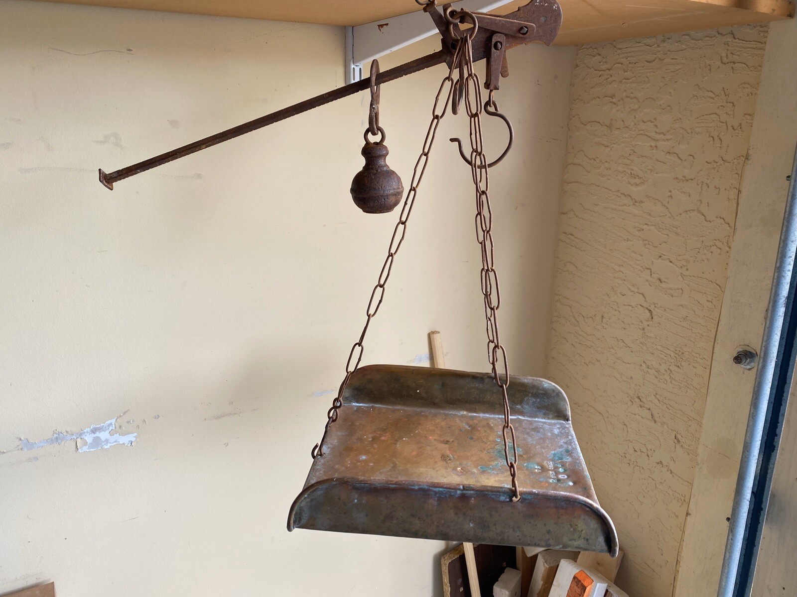 Antique Italian Butchers/meat Hanging Balance Scale | eBay