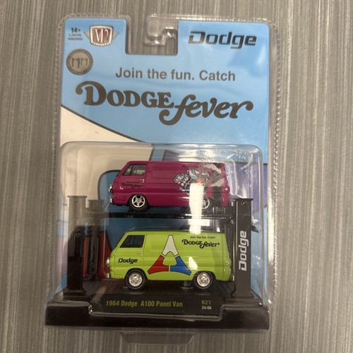 1/64th M2 Machines Auto Lift R27 1964 Dodge Fever Dodge A100 Panel Van ...