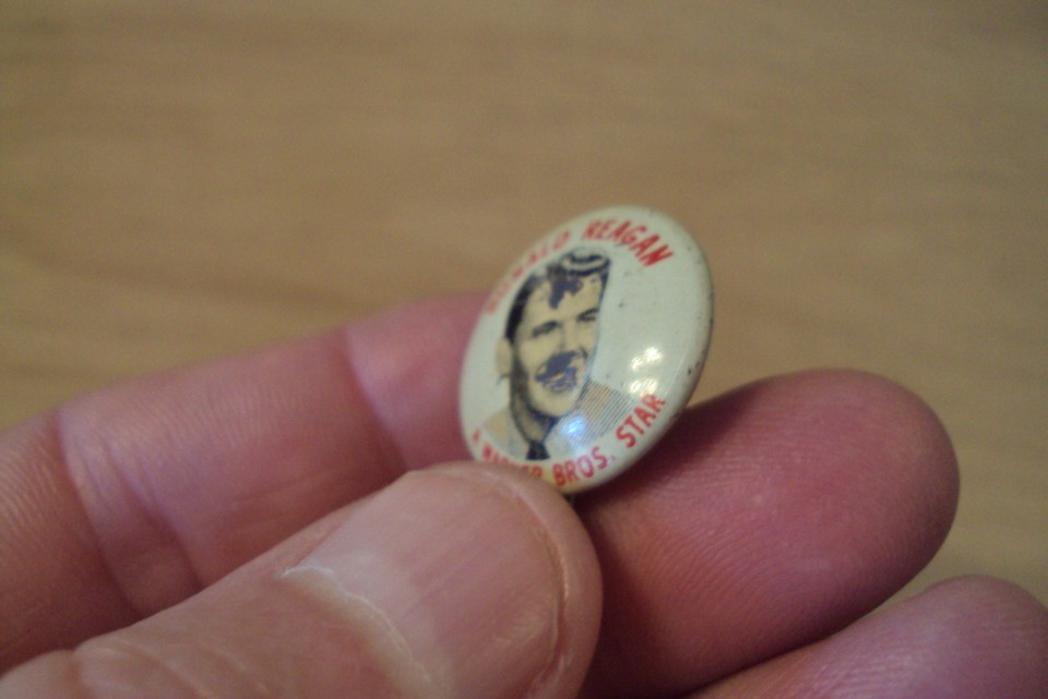 VTG ca 1944 First "RONALD REAGAN" Pinback/Button~Quaker Premium~MOVIE ...