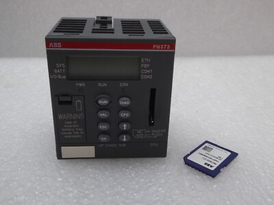 ABB PM573 PM573-ETH A8 24VDC Central Processing Unit 512kB Ethernet | eBay
