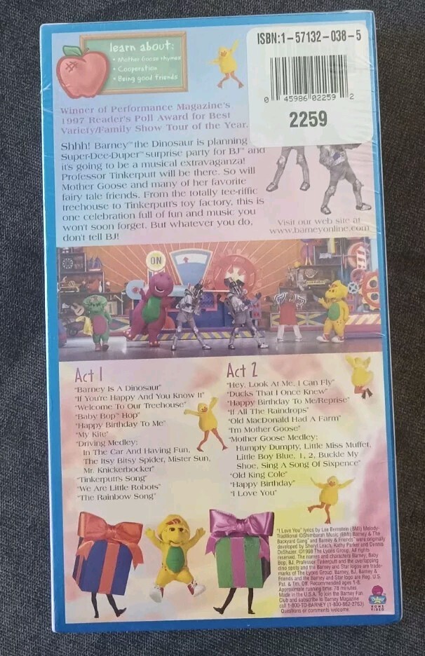 Barney - Barneys Big Surprise (VHS, 1998) for sale online | eBay