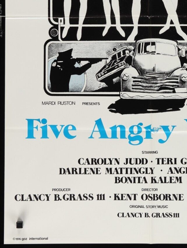 Five Angry Women (1981) - original movie poster - exploitation - Women ...