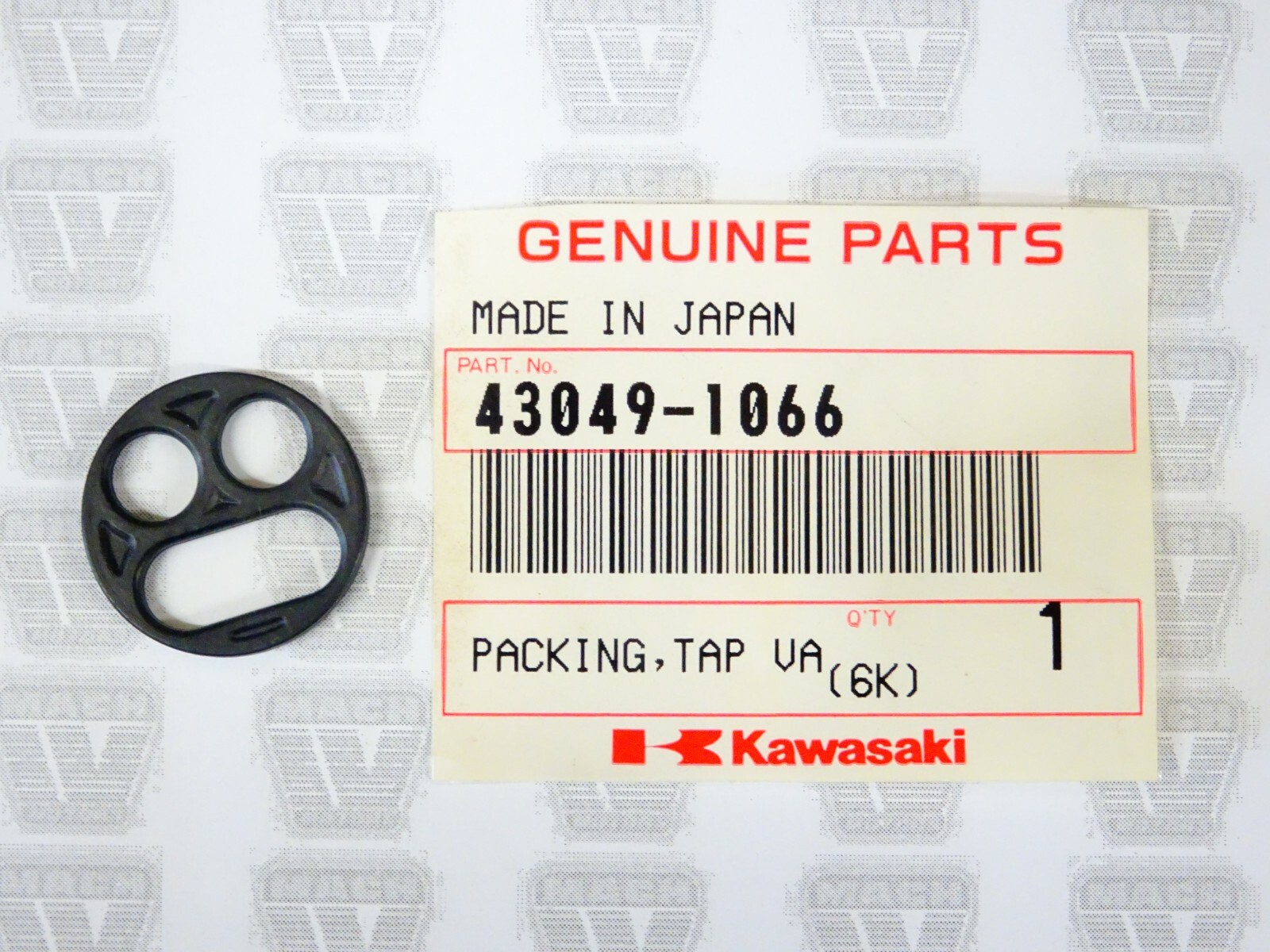 Kawasaki NOS NEW 43049-1066 Tap Valve Packing AN EJ EN KX KLX KVF VN ZR ...
