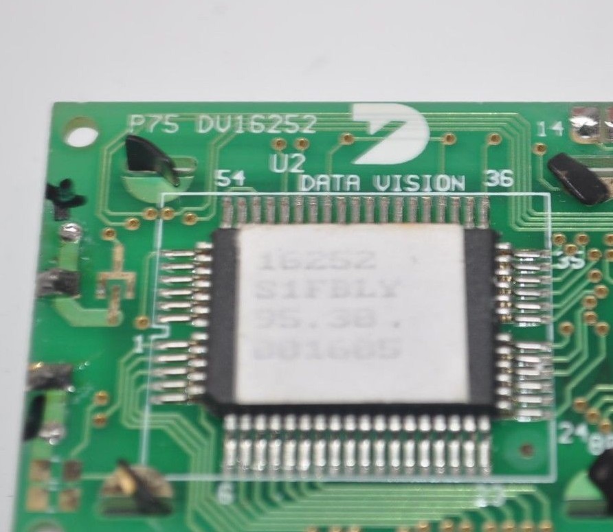 Data Vision LCD Display Module Board Model# P75 DV16252 S1FBLY | eBay