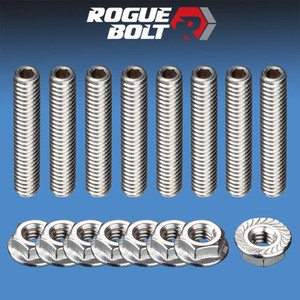SBC VALVE COVER STUD KIT BOLTS STAINLESS STEEL 283 327 350 400 SMALL ...