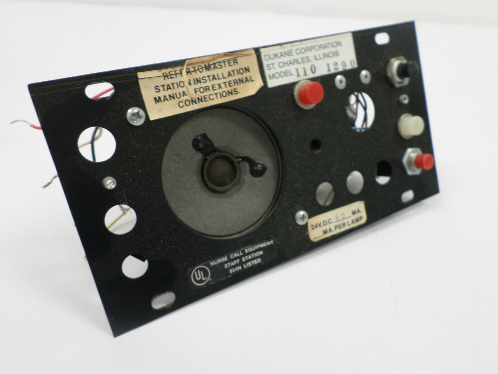 Dukane Corp Model: 110-1290 Nurse Call (Speaker Assembly) Staff Station ...