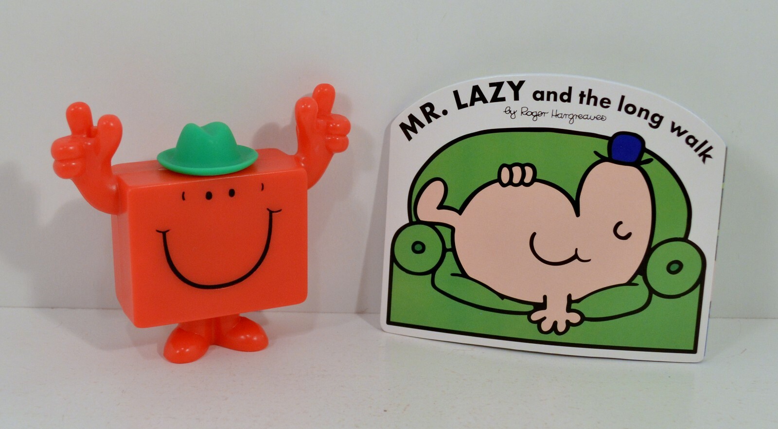 RARE 2005 Mr Strong & Book 4" McDonald's EUROPE Action Figure Little ...