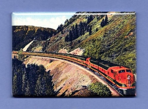 GREAT NORTHERN RAILROAD *2x3 FRIDGE MAGNET* TRAIN POSTER RAIL FREIGHT ...