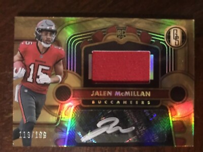 2024 Panini Gold Standard Jalen McMillan Rookie Patch Auto RPA RC /199 ...