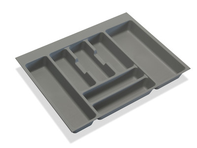 Cutlery Tray Inserts Kitchen Drawers Grey Plastic Various Emuca Optima ...