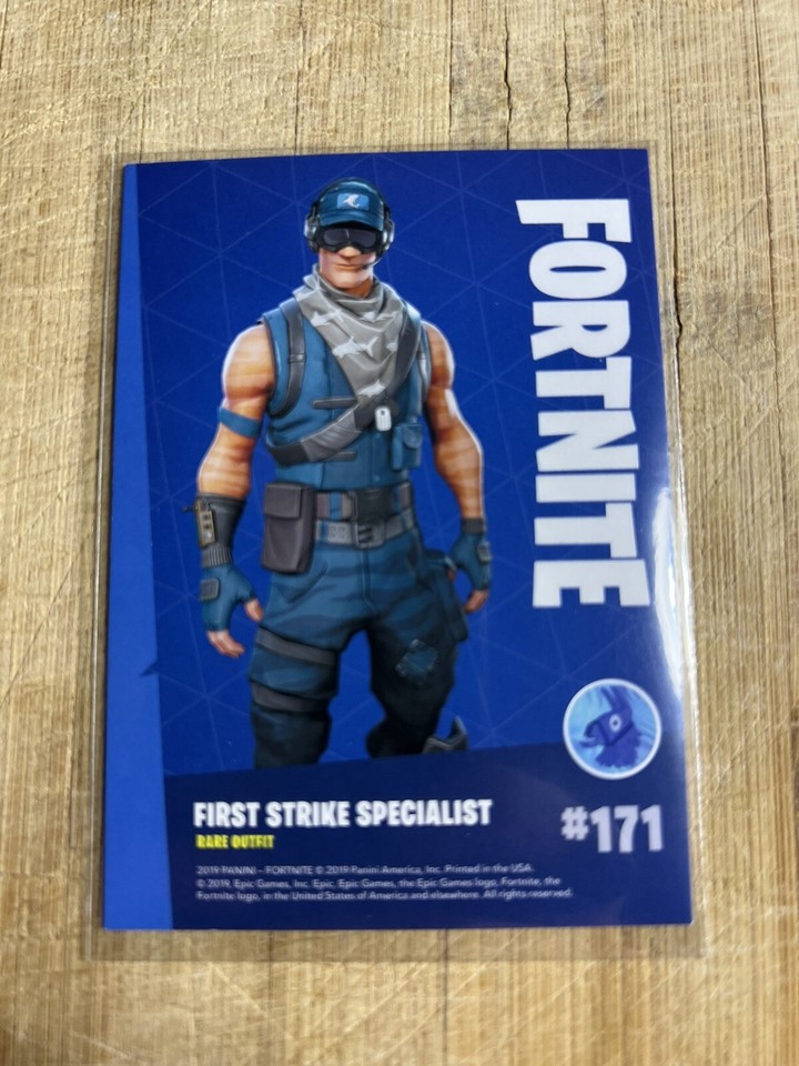 2019 Panini Fortnite Series 1 #171 FIRST STRIKE SPECIALIST RARE USA ...