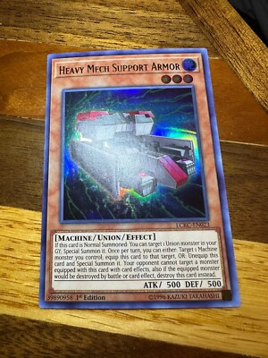 Heavy Mech Support Armor LCKC-EN023 1st Edition Ultra Rare LP + BONUS ...