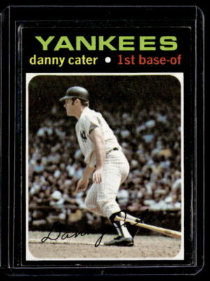 1971 Topps #358 Danny Cater New York Yankees EX-MT Baseball Card *A417 ...