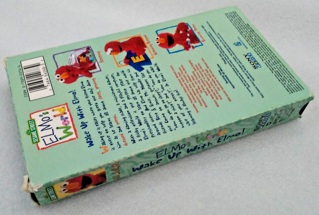 VHS Sesame Street - Elmos World - Wake Up | Grelly USA