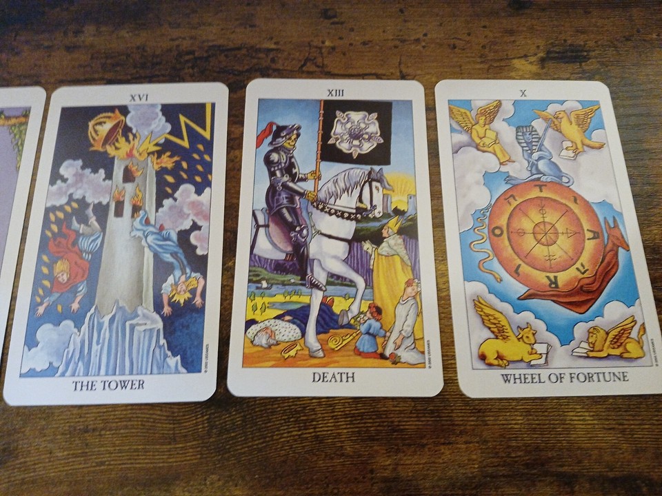 Radiant Rider-Waite Tarot Cards 78 Card Set & Instructions 2003 Pamela ...