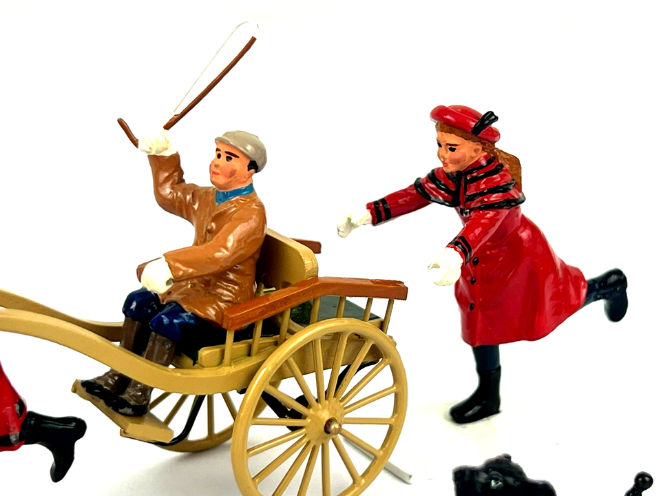 Trophy Miniatures Christmas Special A Willing Team Cart Set 54mm Toy ...