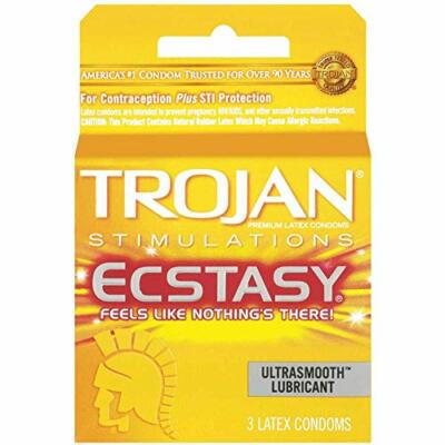 Trojan Ecstasy Ultra Ribb Size 3ct Trojan Ecstasy Ultra Ribbed 3ct | eBay