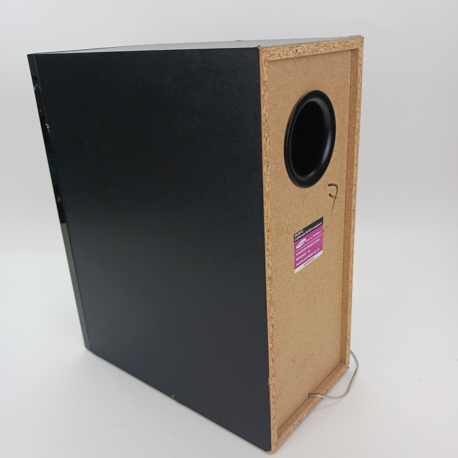 SAMSUNG Subwoofer Speaker System Black Model No. PS-EW2-2. Subwoofer ...