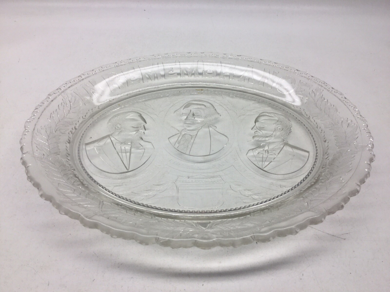 EAPG In Remembrance Three Presidents Oval Platter | eBay