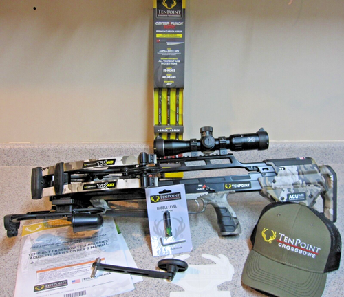 TenPoint TX 440 Crossbow with ACUslide MAXX & EVO-X Elite Scope-Vektra ...