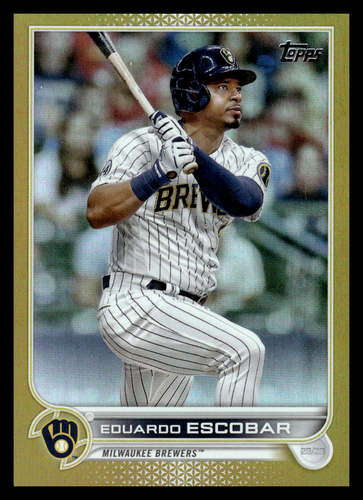 2022 Topps Series 1 Eduardo Escobar Gold Foil | eBay