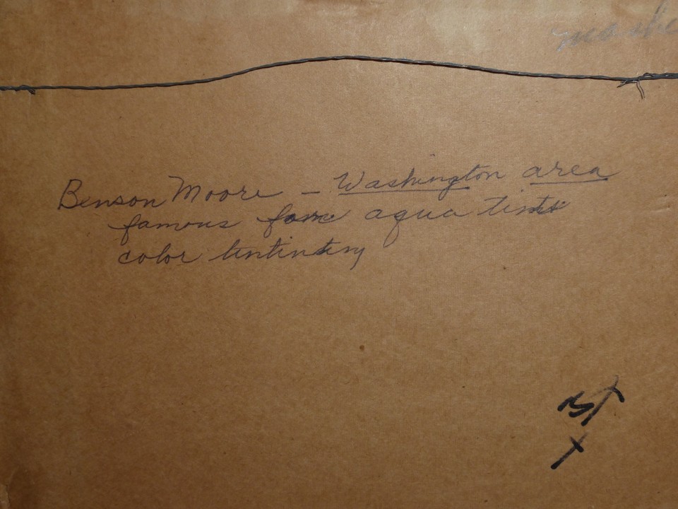 Benson Moore (American, 1882-1974) Georgetown, Washington Aquatint ...