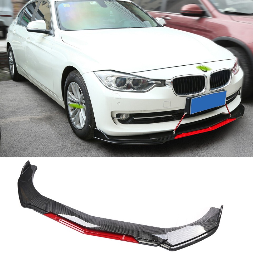 For Infiniti Q50 Base Front Rear Bumper Lip Spoiler Splitter Body Kit ...