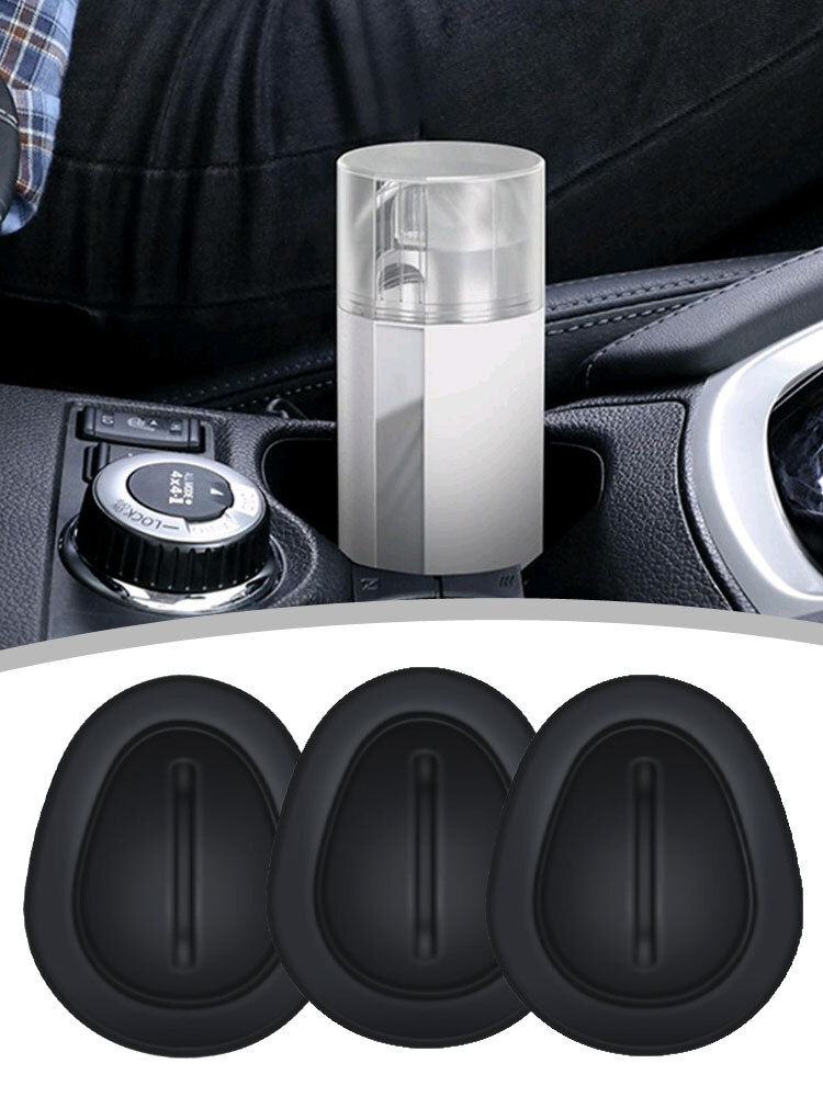 Silicone Car Water Cup Limiter Fixed Holder Coaster Stopper Anti-Slip ...