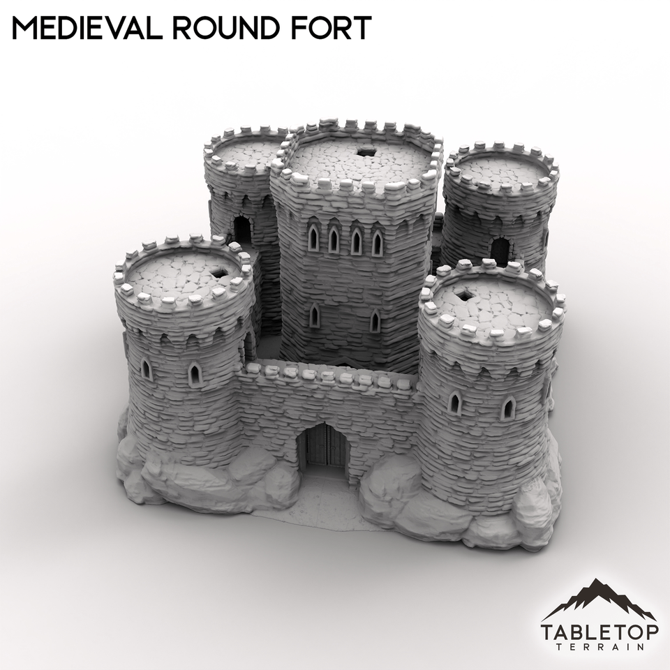 Medieval Round Fort - Fantasy DND Dungeons and Dragons | eBay