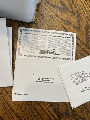 Vtg Bachmann G Scale Big Hauler White Christmas Express Train Set No ...