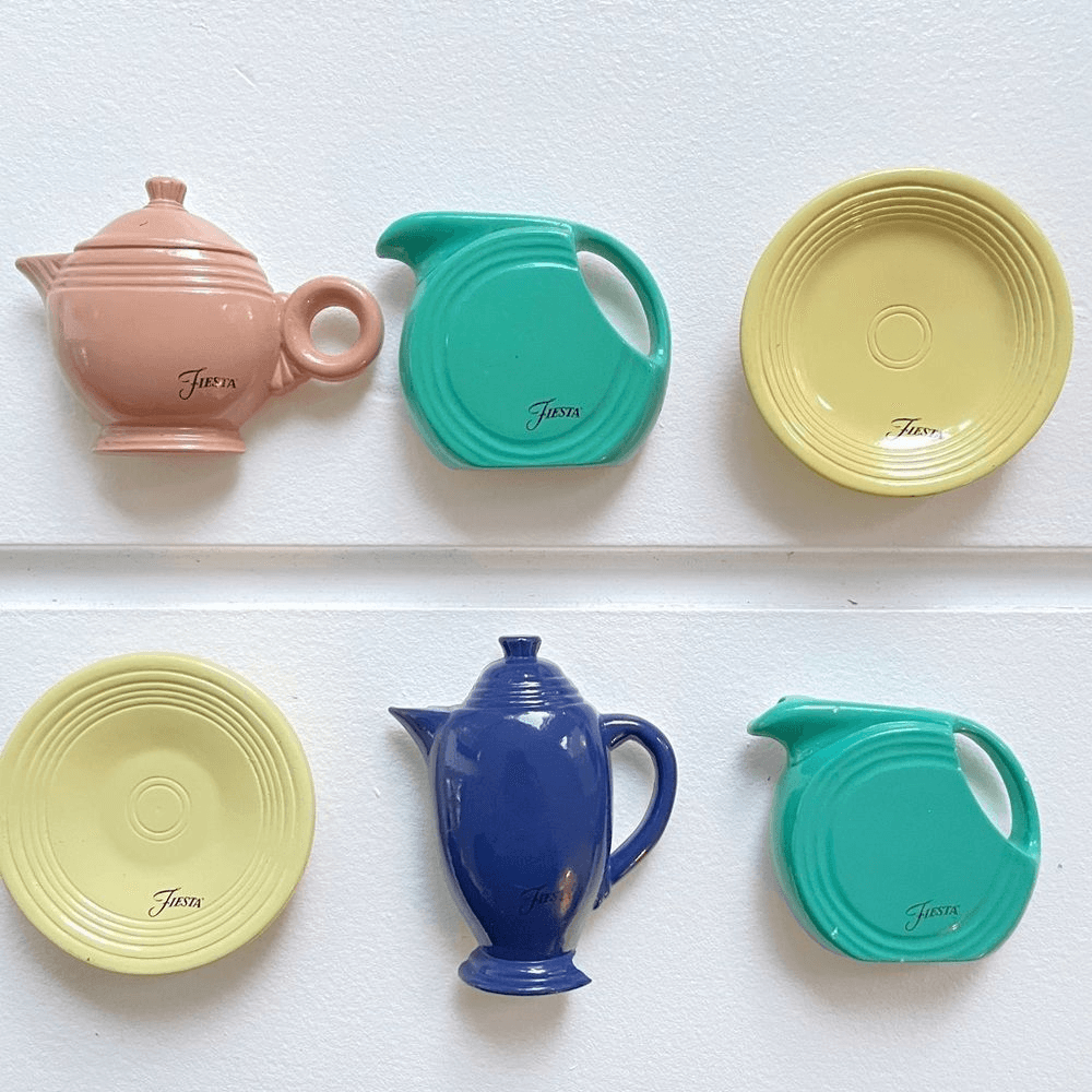 Fiesta Fiestaware Lot of 6 Accessories Refrigerator Magnets | eBay