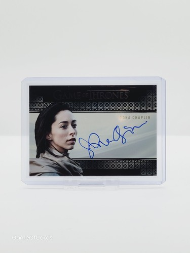 2023 Game Of Thrones Art & Images OONA CHAPLIN Auto Autograph LADY ...