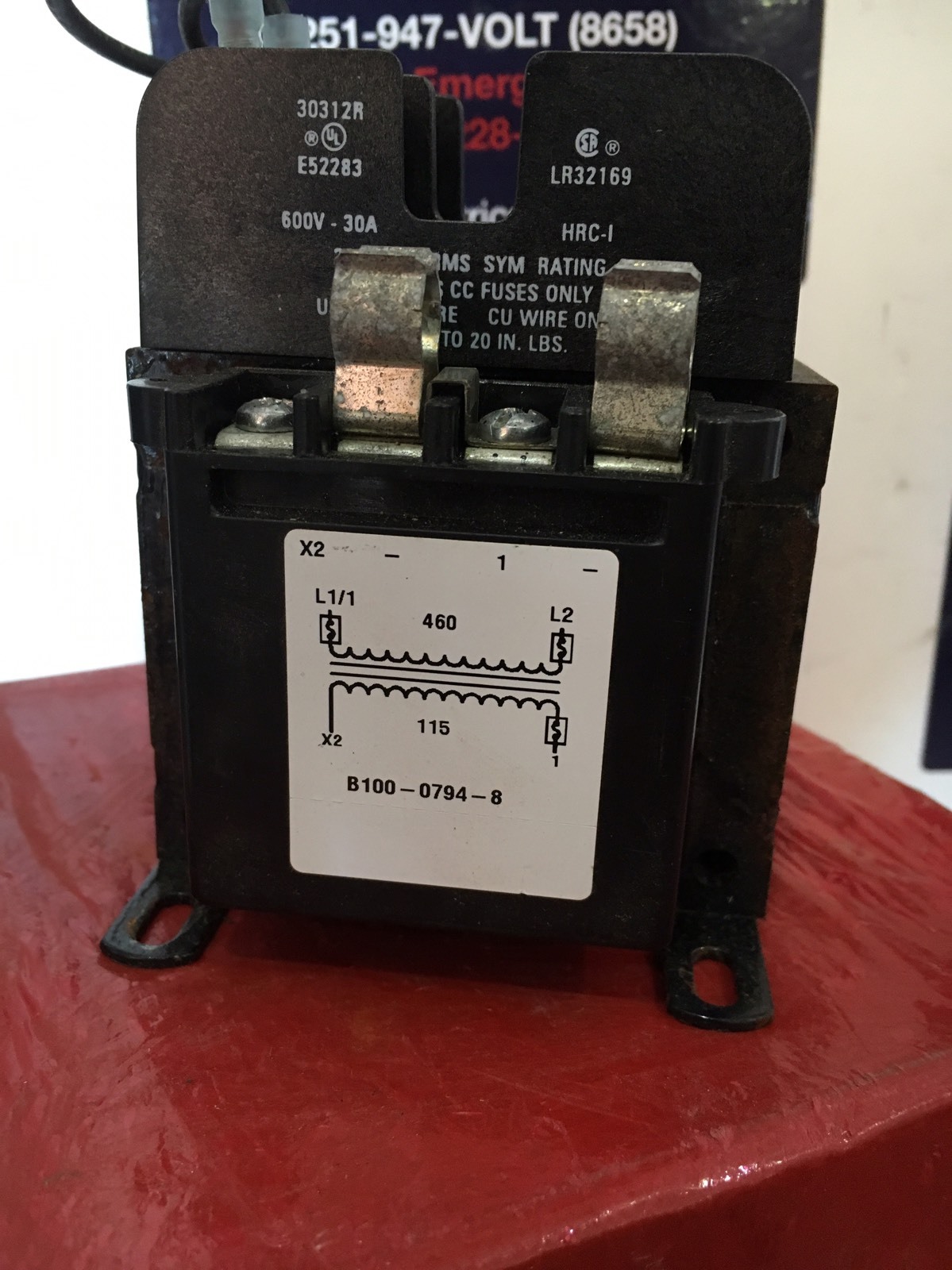 Siemens Control Transformer 100 Va 25-213-101-017 460-115 Volt | eBay