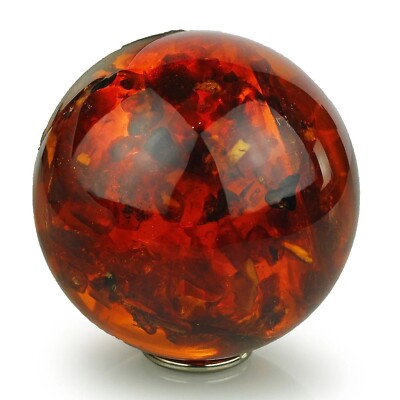 Baltic Amber Natural 500 Ct Sensational Sphere Shape BEAUTIFUL Gemstone ...