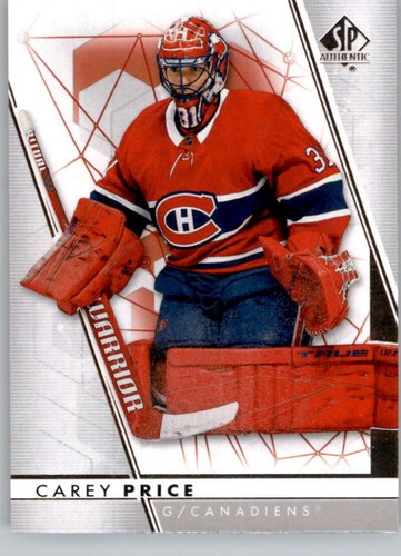 CAREY PRICE 2022-23 SP Authentic #31 NHL Canadiens ID:86004 | eBay