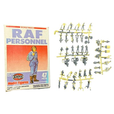 MODEL KIT AIRFIX HO/OO SCALE WORLD WAR II BRITISH RAF PERSONNEL 01747-5 ...